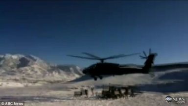 Dramatic footage shows U.S. Apache crashing in snow in Afghanistan ...