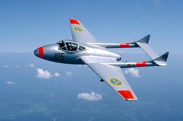 Interesting facts about the de Havilland Vampire; The Second Jet ...